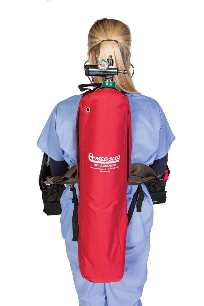 Med Sled® Evacuation Basket with O2 Backpack | Med Sled – Evacuation ...